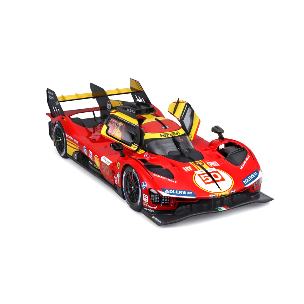 Ferrari 499P LMH n°50 2024 Le Mans Champion Red 1:18 | Burago – Burago