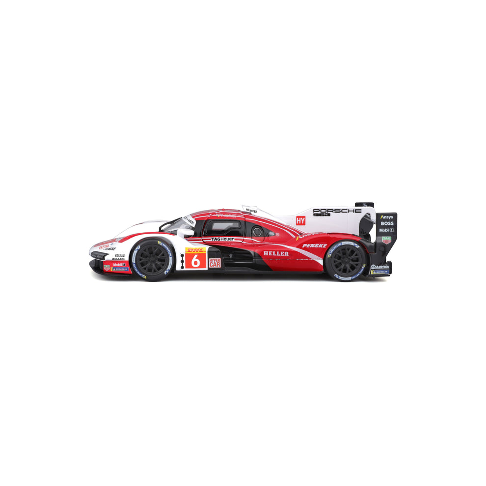 Porsche Penske 963 #6 Red White Model 1:24 | Bburago – Burago